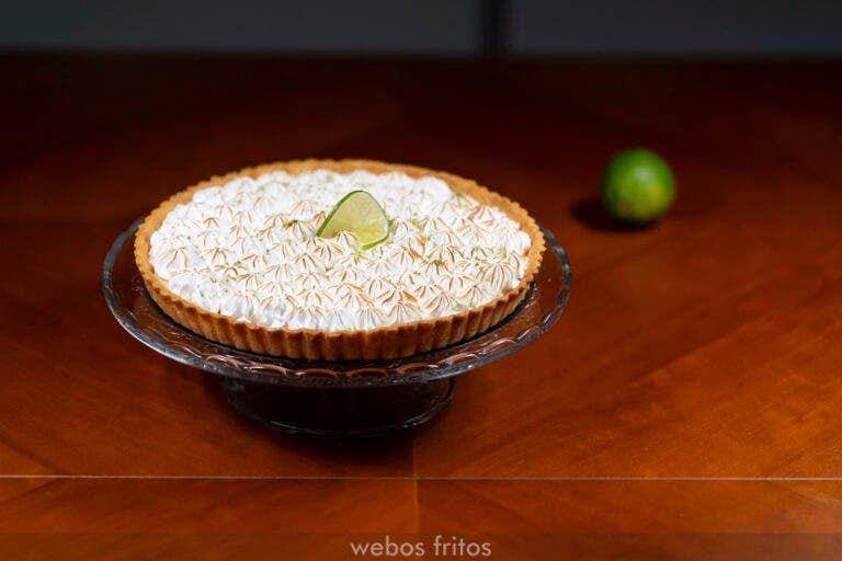 Tarta de lima — webos fritos